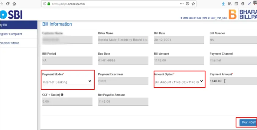 KSEB Online Payment through SBI Debit Card | KSEB Quick Pay [2025 ...