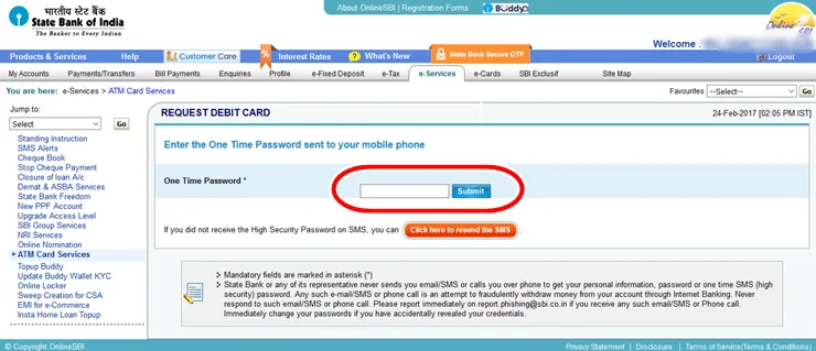 SBI ATM card application form Online [2025] | SBI Debit Card Online Apply