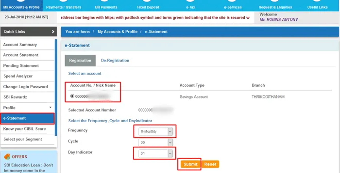 Bank statement SBI [2024] | Download SBI account Statement online