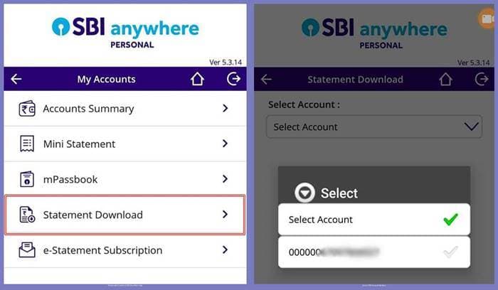 Bank statement SBI [2024] | Download SBI account Statement online