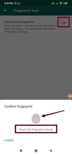 WhatsApp How to Enable Finger Print Lock | Fingerprint Lock WhatsApp