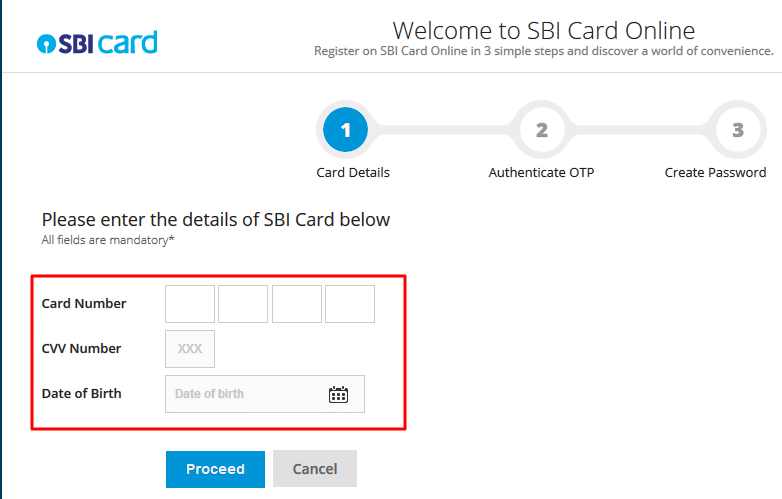 SBI Credit card Status checking | sbi credit card Track