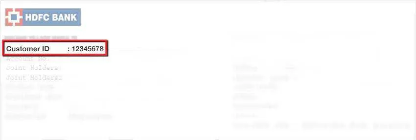 Customer ID in HDFC bank | Forgot Customer ID in HDFC bank