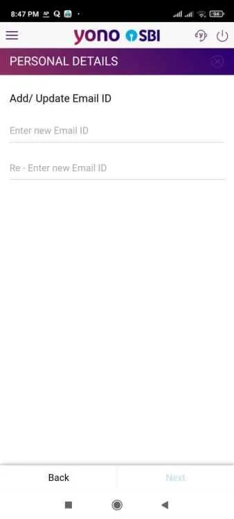 How to Register/Update Email id in SBI Savings Account Online | SBI ...