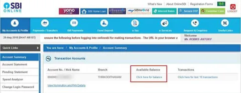 SBI balance Missed Call | SBI Mobile Number Registration for Balance ...