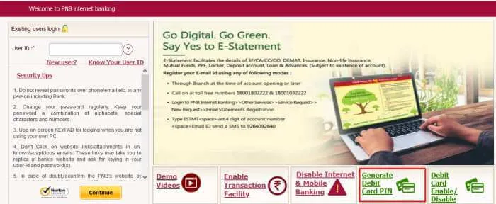 How to Generate ATM Pin PNB | Debit Card Pin Punjab National Bank