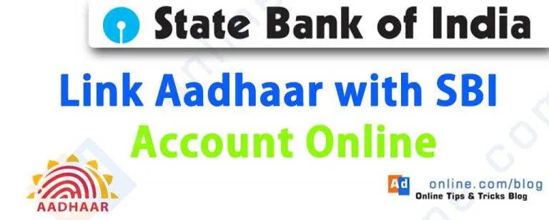 How can I link My Aadhaar Card with SBI Bank Account Online [2023]
