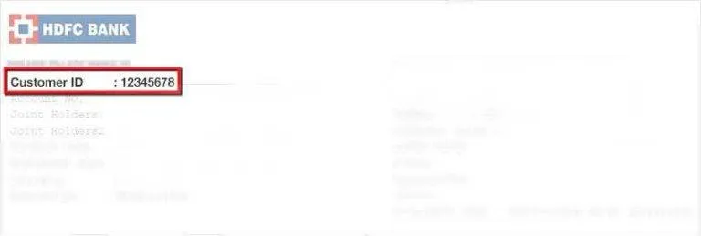 Customer ID in HDFC bank | Forgot Customer ID in HDFC bank
