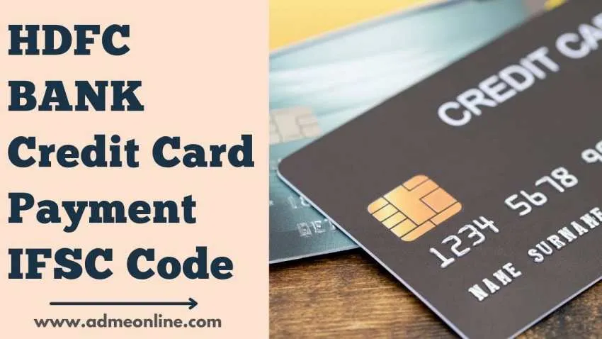 How to Pay Credit Card bill of HDFC using IFSC Code